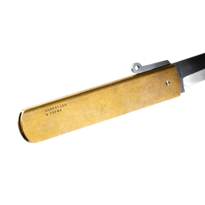 A&C Urban Husky Folder - Brass/Sandvik